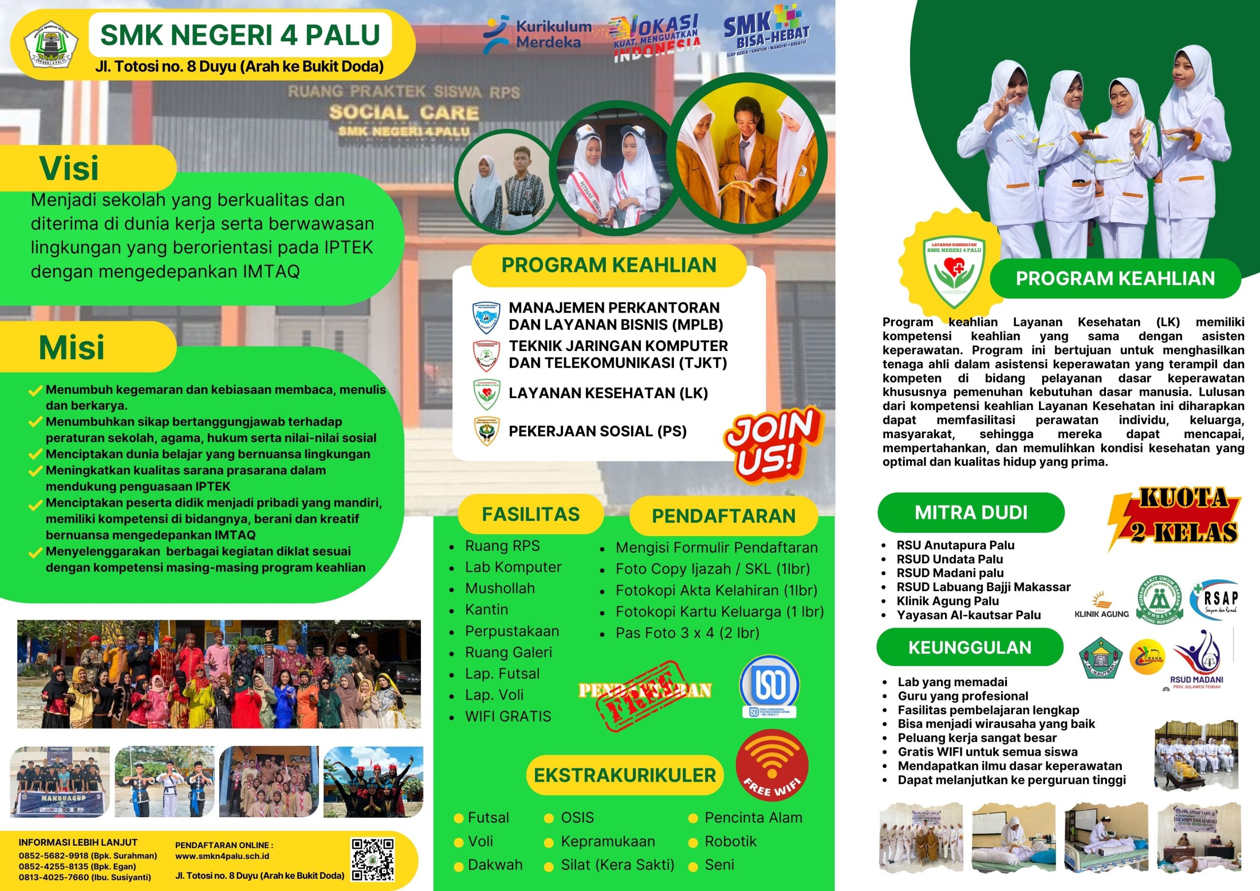 Brosur PPDB SMK Negeri 4 Palu – SMK NEGERI 4 PALU